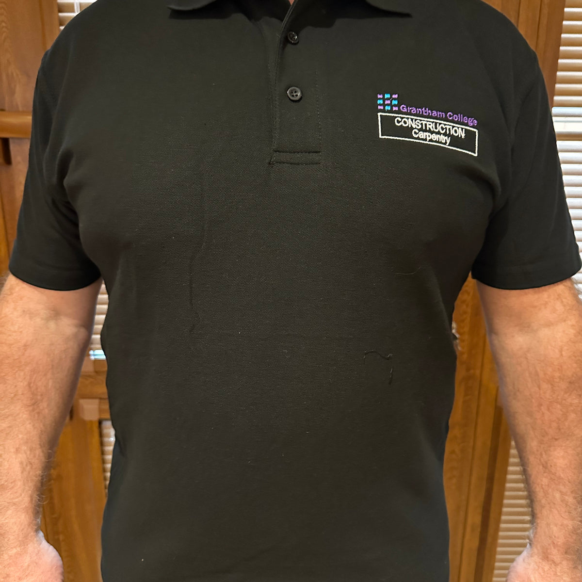 Black Polo Shirt for Construction - Carpentry – Cool Cats Clothing