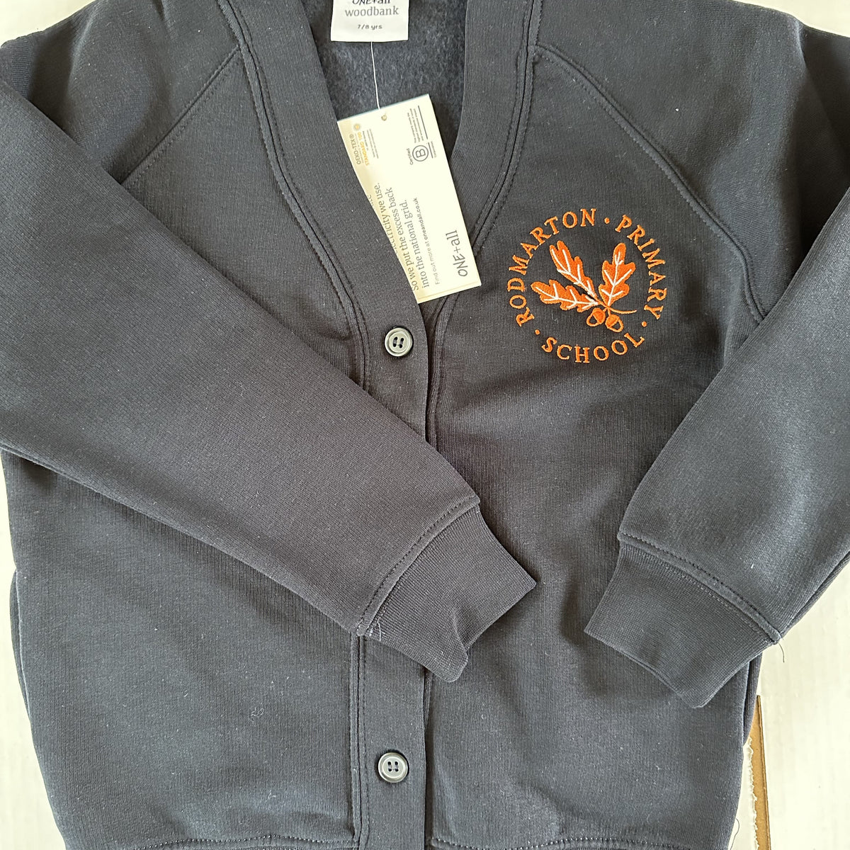 Rodmarton Primary School Navy Cardigan with school logo – Cool Cats ...