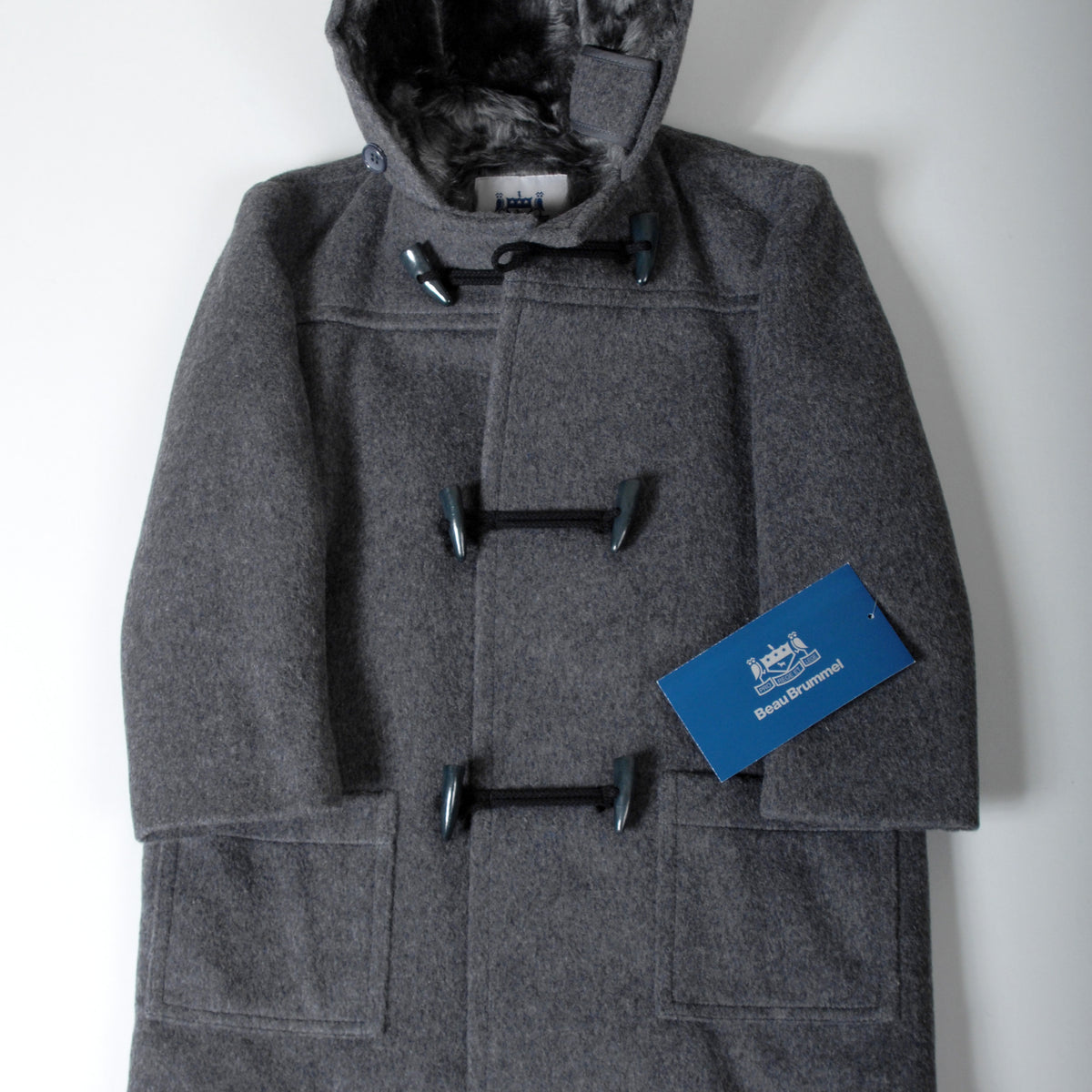 Grey Beau Brummel Duffel Coat – Cool Cats Clothing